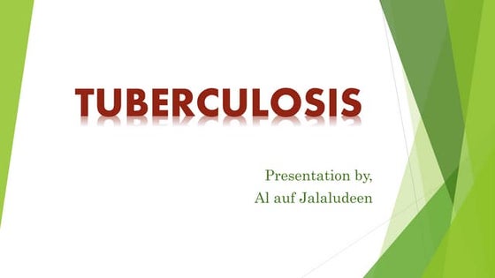 Awareness on Tuberculosis | PPT