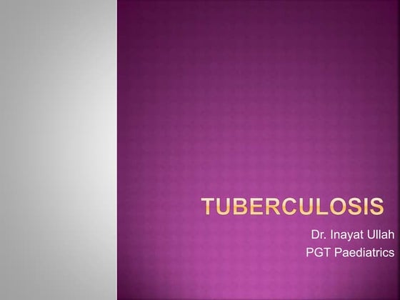 Tuberculosis presentation | PPT | Lung and Respiratory Health ...