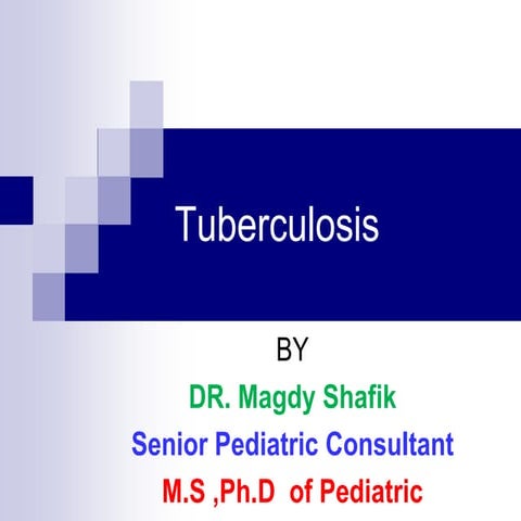 Tuberculosis | PPT