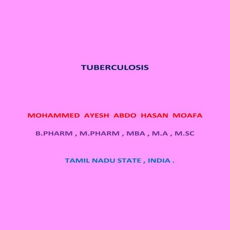 Tuberculosis | PDF