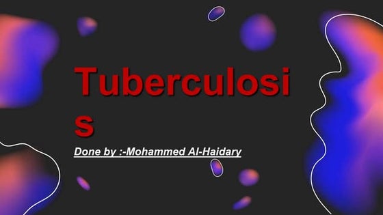 Tuberculosis presentation made by rushikesh bansode | PPT