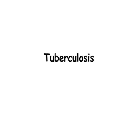 Pathology: Tuberculosis - lectures-.pptx