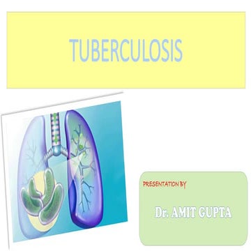 tuberculosis case Presentation T.B. pptx | PPTX