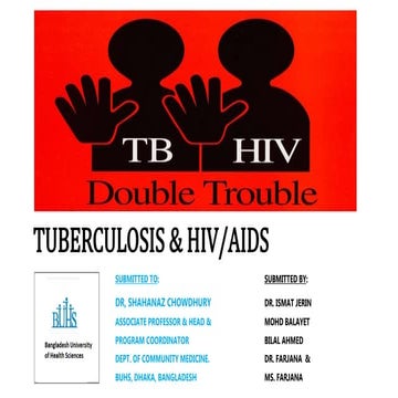 Tuberculosis & HIV/AIDS | PPTX