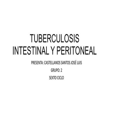 TUBERCULOSIS INTESTINAL Y PERITONEAL_CASTELLANOS.pdf | Digestive ...