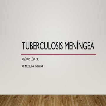 Tuberculosis Meníngea manejo diagnostico .pptx
