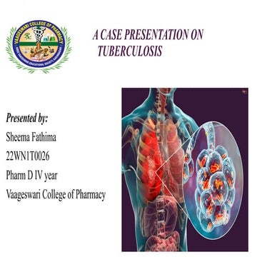 Tuberculosis with a case presentation | PPTX