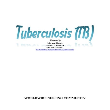 Tuberculosis (TB) for bs nursing 5th semester students | PDF