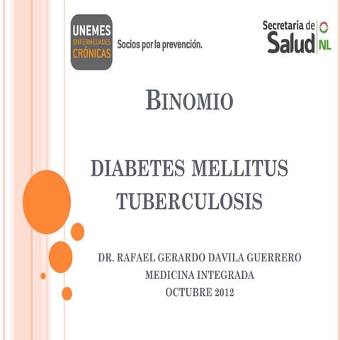 Tuberculosis y diabetes mellitus | PDF
