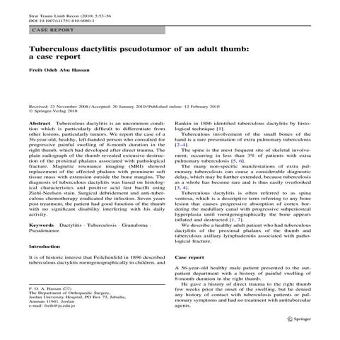 Tuberculous dactylitis pseudotumor of an adult thumb.pdf