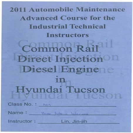 Tucson manual de motor 2000cc | PDF