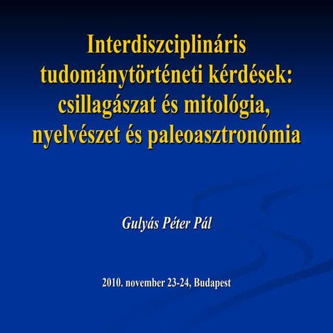 Tudomanytortenet | PPT