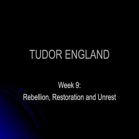 The tudors (1485 1603) | PPTX