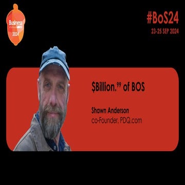BoSUSA24 | Shawn Anderson | From Bootstrapped to a Billion – Five BoS ...