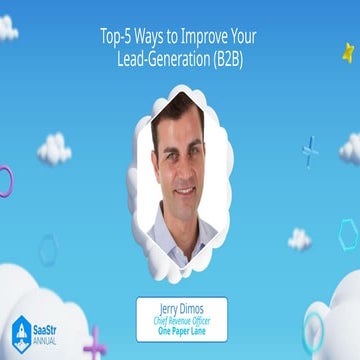 SaaStr Annual 2024: Top 5 Ways to Improve Your Lead-Generation with One ...