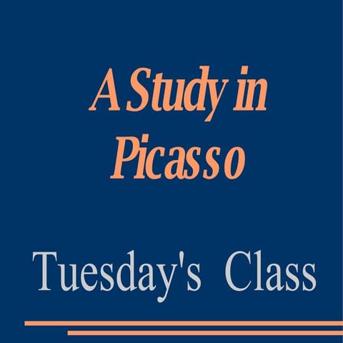 Tuesday Picasso | PPT