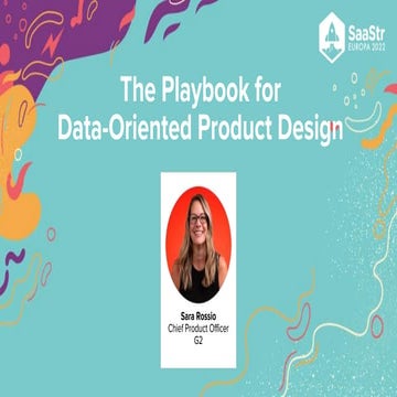 The Playbook for Data-Oriented Product Design | PPT