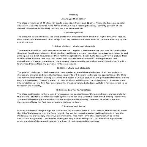 CSI Evidence Lesson Plan | DOC