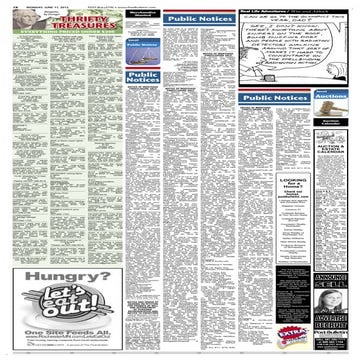 Public notices for June 12, 2012 | PDF