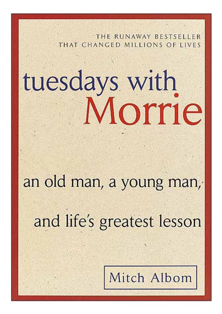 Book Report -Tuesday With Morrie | DOCX | Romance | Genres