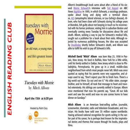 Tuesdays with morrie - summary | DOCX
