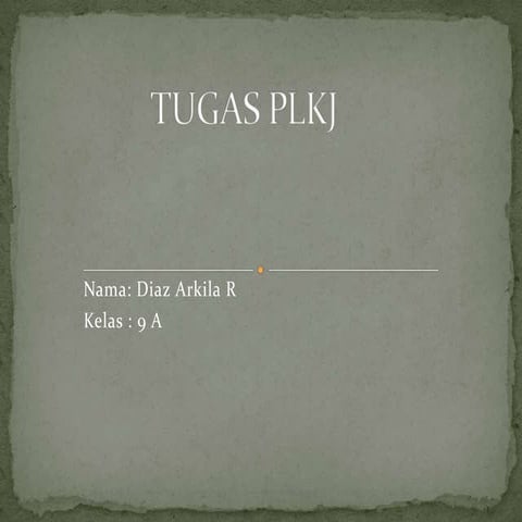 Tugas PLKJ | PPTX