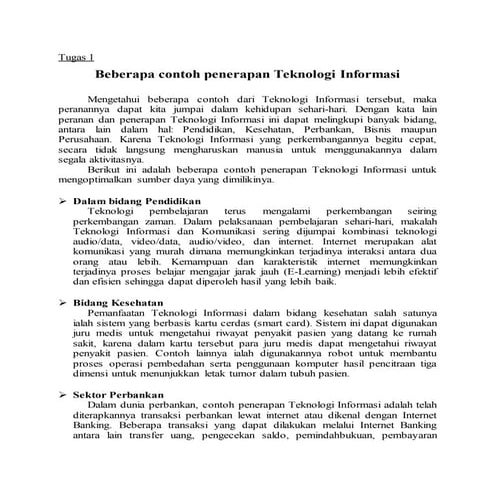 Tugas 1 | DOCX