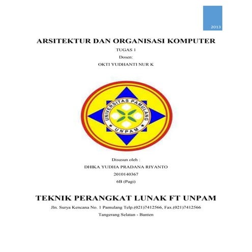Tugas1 arkom dhika | PDF