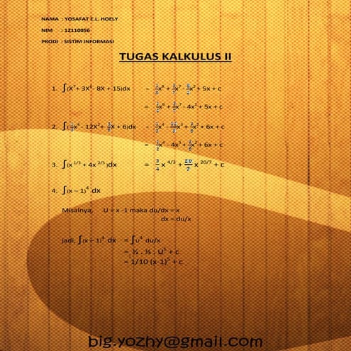 Tugas 1 kalkulus | PDF