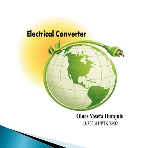 various_electrical_converting(konverter listrik) | PPT