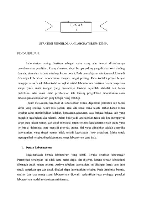 Desain Laboratorium | PPT