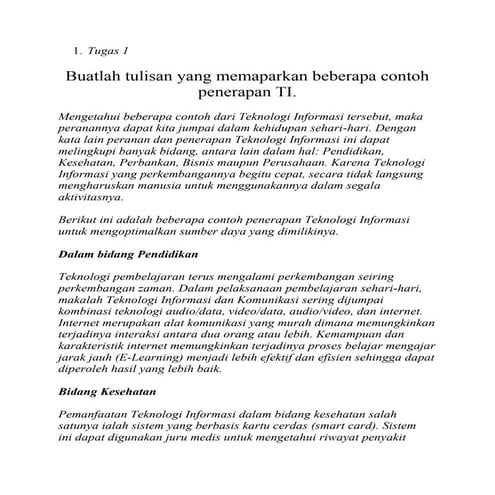 Tugas 1 ti | PDF