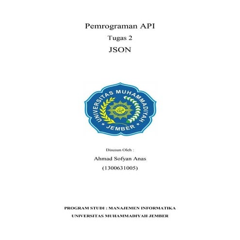 Penerapan Json Pada PHP | PDF