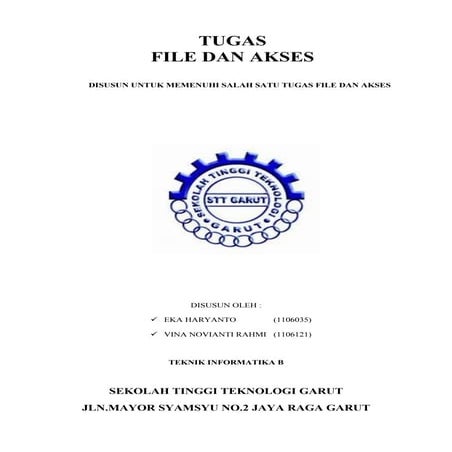 Tugas 2 file dan akses | DOC