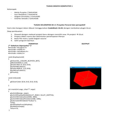 Tugas 2 - grafik komputer 1 | PDF