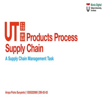 Uniqlo UT Products Process Supply Chain - from supply chain management ...