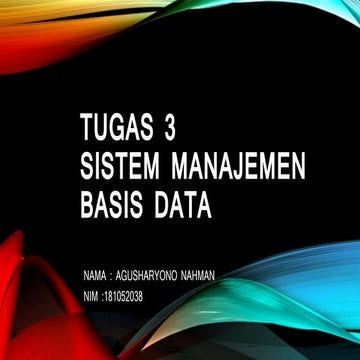 Tugas 3 | PPTX