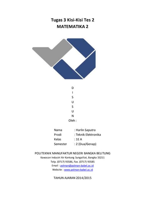 Tugas 3 MTK2 | PDF