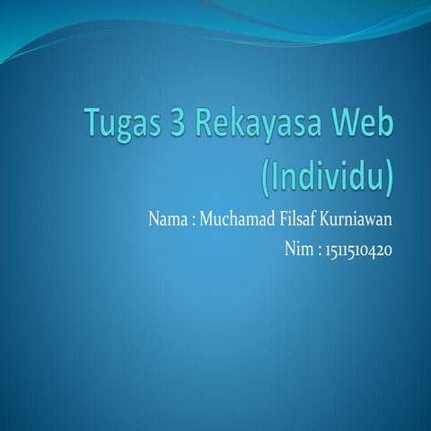 Tugas 3 rekayasa web (individu) | PPTX