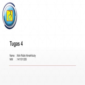 Tugas 4 | PPTX