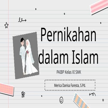 Tugas 4 Powerpoint materi tentang pernikahan | PPTX