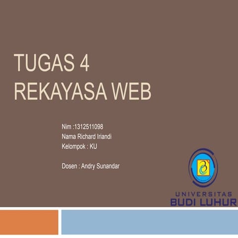 Tugas 4 rekweb | PPTX