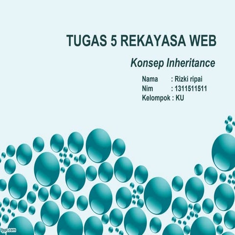 Tugas 5 rekayasa web | PPT