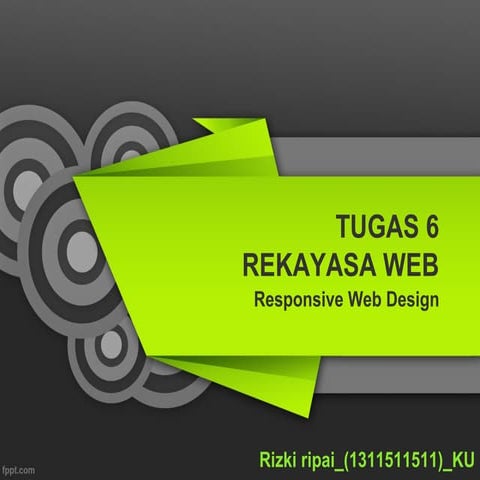 Tugas 6 rekayasa web | PPT