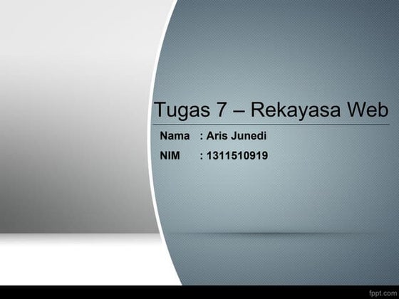 Tugas 5 - Rekayasa Web | PPT