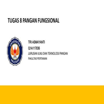 Tugas 8 q1 a117036_tri asmayanti | PPT