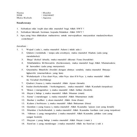 Tugas agama eder | PDF