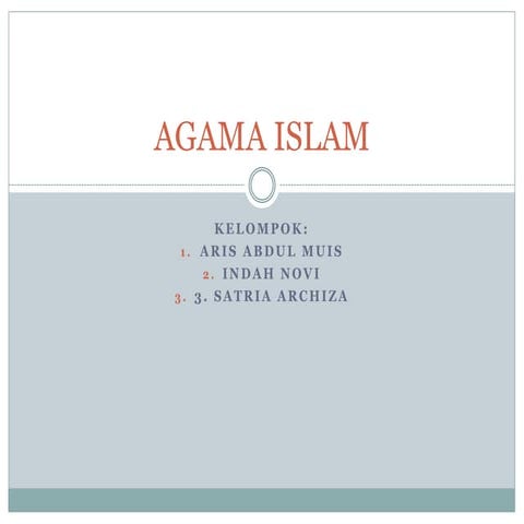 Tugas AGAMA ISLAM II clear.ppt