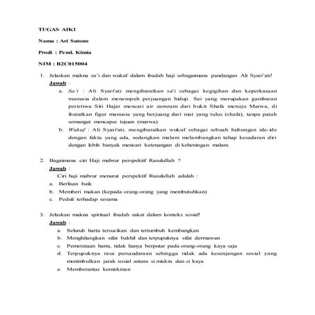 Tugas aik 1 pra uas | PDF