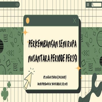 tugas akhir perkembangan seni rupa nusantara periode Persagi | PPT